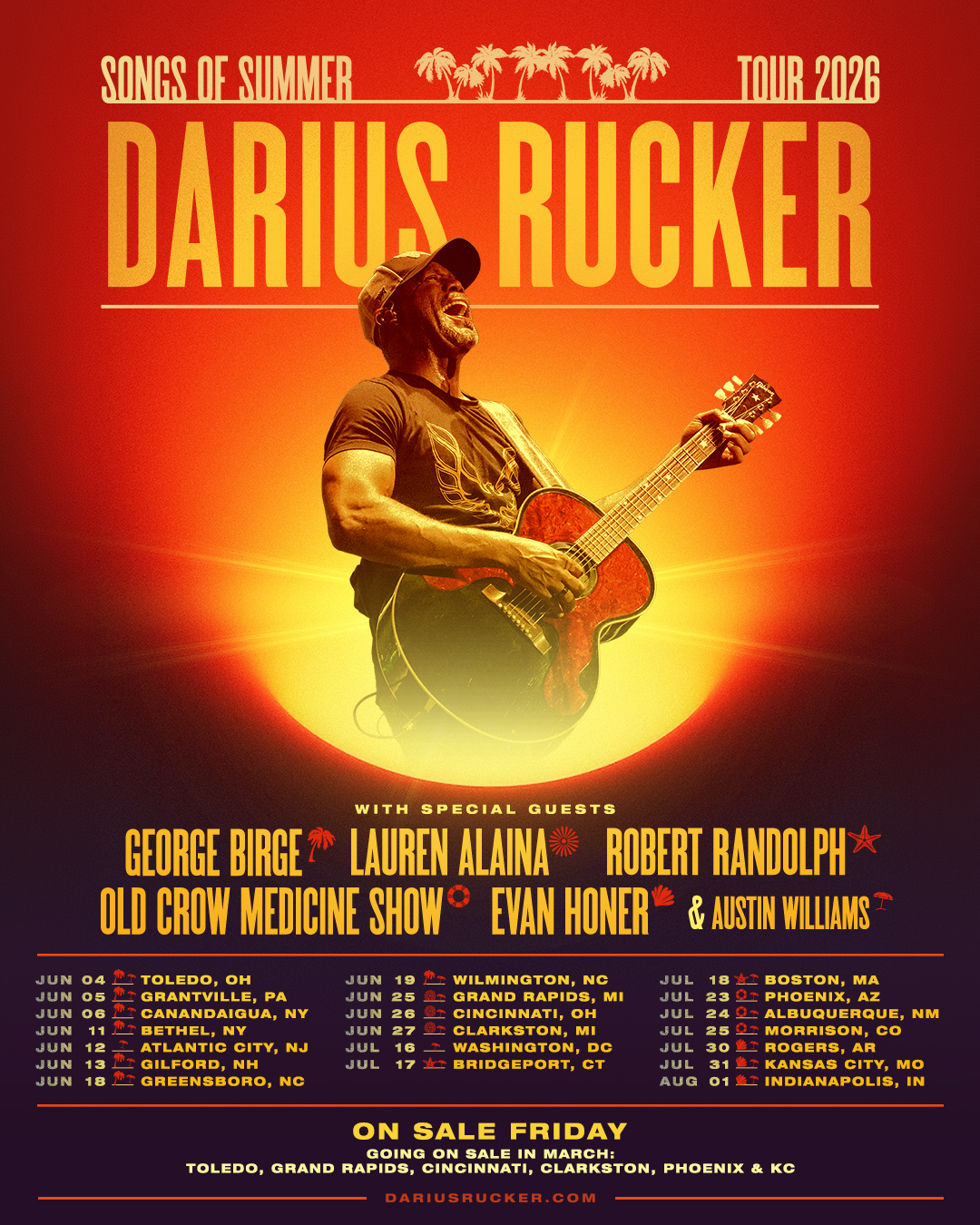 Announcing the Songs of Summer Tour - Darius Rucker